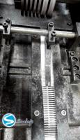 China Serrated 1.5mm-2mm Tube Thickness Aluminum Fin Forming Machine Fin Height 5-8mm for sale