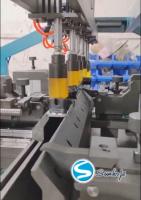 China Adjustable Speed Radiator Making Machine Clinching The Plastic Tank 1800*1600*1800mm for sale