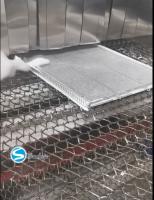 China High Performance Aluminum Brazing Furnace With 316L Stainless Steel Braided Mesh Belt for sale
