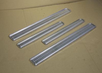 China Easy Assembly Silver Aluminum Radiator Header Plate With Tubes Heat / Corrosion Resistance for sale