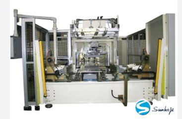 China Adjustable Running Speed Radiator Core Builder Machine For 6-8 Cylinders And Maximum Core Size 900*900*56mm for sale