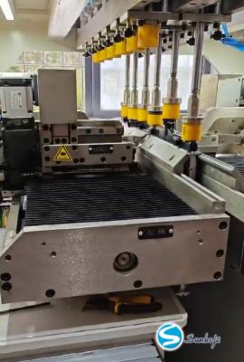 China Advanced Radiator Making Machine 900*900*56mm Core Size Pneumatic Control System 1-2 Operators for sale