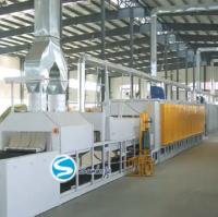 China Maximum Height of Workpiece 250mm Four Sections Aluminum Brazing Furnace 650-700 Degree Spray Drying Air Cooling Area for sale