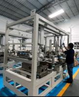 China Accurate Stable Performance Aluminum Radiator Core Assembly Machine With 3 Indenter 0.8Mpa Air Pressure for sale