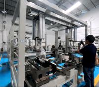 China Powerful 2.5kw Radiator Core Builder Machine With 1 Workstation And Maximum Head Plate Size Of 100mm for sale