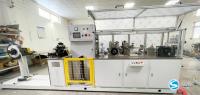 China Professional Radiator Fin Forming Machine with 3.2-3.5mm Fin Wave Distance and 0.08mm Fin Material Thickness for sale