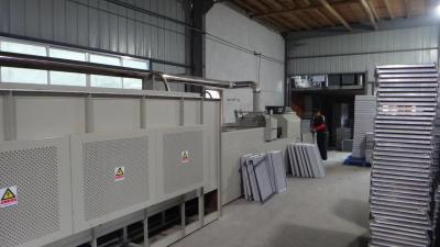 China Temperature Accuracy ±3C Four Sections Aluminum Brazing Furnace 650-700 Degree Spray Drying Air Cooling Area for Brazing for sale