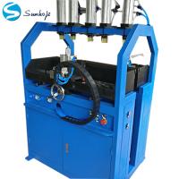 China Servo Pneumatic Radiator Clinching Machine PLC Controlled Four Side Crimping for sale