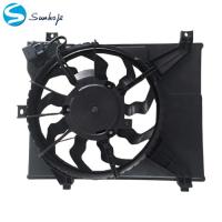 China PA66 Square Shape Car Radiator Fan for sale