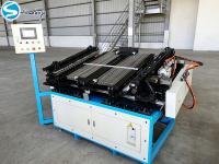 China Servo Driven 5mm Fin 2 Row Radiator Core Builder Machine Precision Servo Drive Hydraulic Clamping for sale