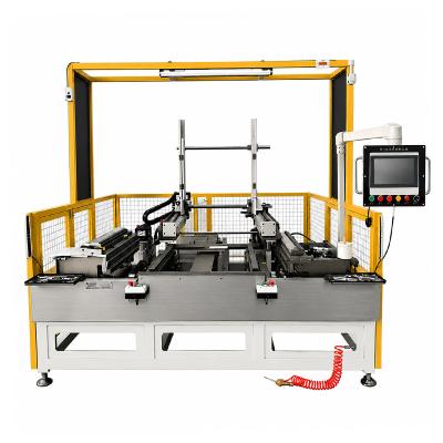 China Radiator Core Builder Machine for Two-Row Aluminum Radiators for sale