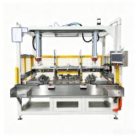 China Automotive Condenser Core Assembly Machine | Automatic Tube Arranging & Heat Exchanger Core Building Equipment for sale