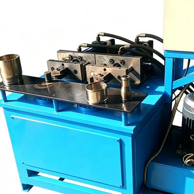 China Hydraulic Radiator Inlet & Outlet Tube End Forming Machine | Copper & Aluminum Pipe Forming Equipment for sale