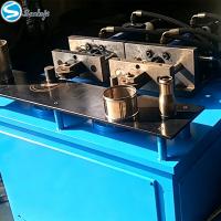 China Hydraulic Radiator Inlet & Outlet Tube End Forming Machine | Copper & Aluminum Pipe Forming Equipment for sale