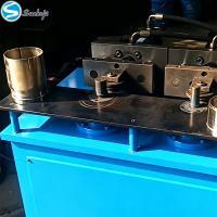 China Hydraulic Radiator Inlet & Outlet Tube End Forming Machine | Copper & Aluminum Pipe Forming Equipment for sale