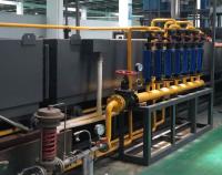 China Height 250mm Mesh Belt 150-600mm/Min Aluminium Radiator Brazing Furnace for sale