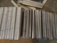China 50-70mm Length 3003 Grade Radiator Plate , Radiator Outlet Plate Adjustable for sale