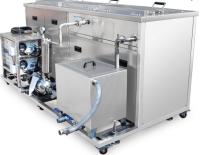 China 22kw Slot Bath Ultrasonic Cleaning Machine , Ultrasonic Bath Machine 220V 50Hz Short Wash for sale