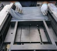 China 5.5kw Radiator Core Builder Machine Side Plate Fin Tube Install Assembly Machinery for sale