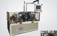 China Servo Pneumatic 3 Rows 5mm Fin Height Core Builder Machine , Radiator Manufacturing Equipment Adjustable for sale