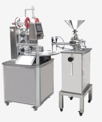 China 2800Pcs/h Rotary Type Filling And Sealing Machine For Liquid Paste Powder for sale
