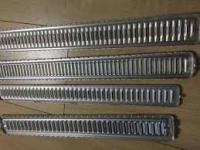 China 3004 Material 1.5mm Thickness Radiator Header Plate Two Rows for sale