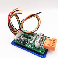 China Hall Sensor BLDC Motor Driver Board With Heatsink And PWM Speed Control for sale