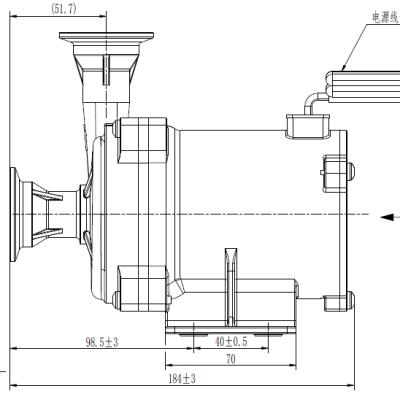 China 48V BLDC Coolant Pump Die-Casting Aluminum Body High Efficiency Water Pump for sale