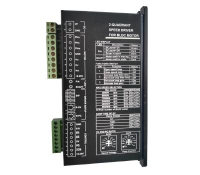 China N Series 57mm BLDC Motor Speed Driver with 2-Quadrant PI Control - 12V to 48V, 5A to 15A Continuous Current for sale
