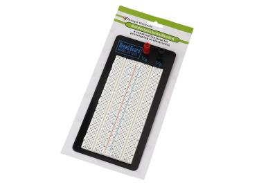 China 1360 tie-points solderless breadboard with 2 binding posts,Size16.6*7.95*0.85cm for sale