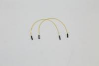 China Female To Female Breadboard Jumper Wires Solid Type Conductor for sale