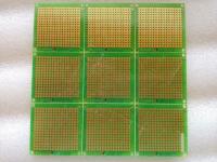 China Green Glass Fibre Pcb Prototyping Board 5×5 cm With Parts Assembled for sale