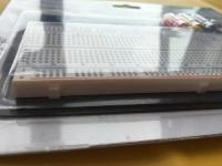 China ABS Housing Material Round Hole Breadboard Circuit Projects 3 Binding Posts for sale