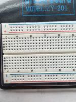 China ABS Housing Material Round Hole Breadboard Circuit Projects 3 Binding Posts for sale