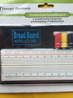 China ABS Housing Material Round Hole Breadboard Circuit Projects 3 Binding Posts for sale