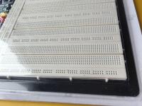 China Big Size White Round Hole Breadboard Spring Clip Surface Finishing 4 Cushions for sale