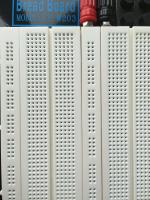China 3A - 5A ABS Housing Round Hole Breadboard , White Large Solderless Breadboard for sale