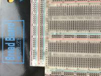 China Clear Plastic Electronics Breadboard 3220 Points 2.54mm Line Spacing Pitch for sale