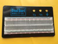 China Red / Blue Contacts Transparent Breadboard Black Aluminum Backing Plate for sale