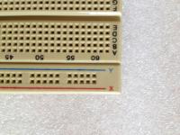 China Brown ABS Transparent Breadboard Self - Adhesive Electronics Test Board for sale