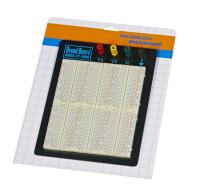 China ABS Plastic Reusable Solderless Breadboard Kit With Aluminum Plate for sale