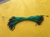 China Flexible Square Head Breadboard Jumper Wires , 100mm - 400mm Male To Male Jumper Wires for sale