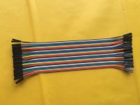 China Female To Female Breadboard Jumper Wires Solid Type Conductor for sale