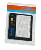 China Stainless Steel White Experimental Electronics Breadboard Black Alum Plate for sale