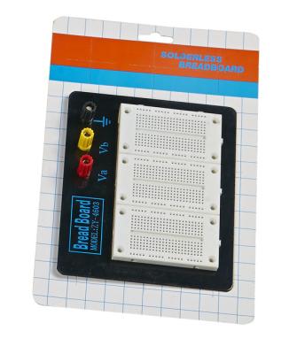 China Stainless Steel White Experimental Electronics Breadboard Black Alum Plate for sale