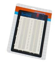 China White ABS Metal Reed Test Breadboard Electronics 1580 Tie - Point Universal Printed Circuit Board for sale