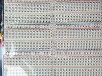 China 2200 Points Round Hole Solderless Breadboard Consist of Six ZY - 1160 for sale