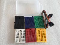 China OEM 6 PCS Colorful Solderless Breadboard Kit With 20 cm M-F Jumper Wire for sale