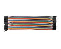 China Female To Female Jumper Wire Breadboard Wire Kit Cable Ribbon 20cm Length for sale