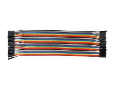 China Female To Female Jumper Wire Breadboard Wire Kit Cable Ribbon 20cm Length for sale
